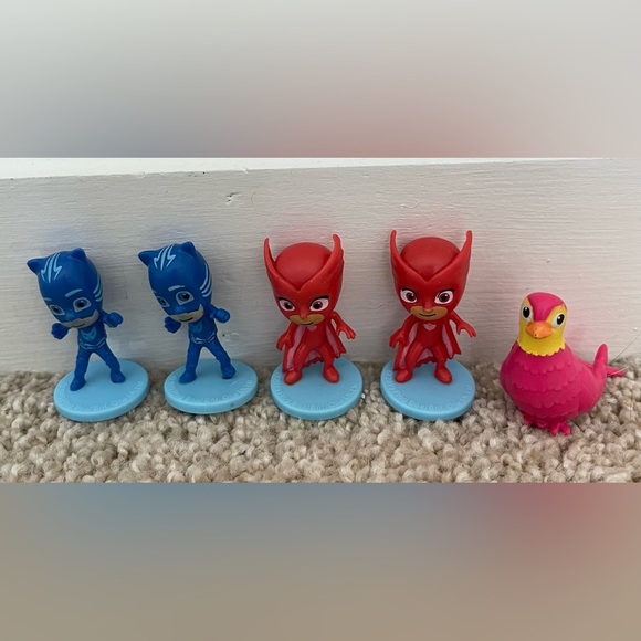 Frog Box Ent. | Toys | Pj Masks Owlette Cat Boy Birdy Lot Of 5 Pvc Mini ...
